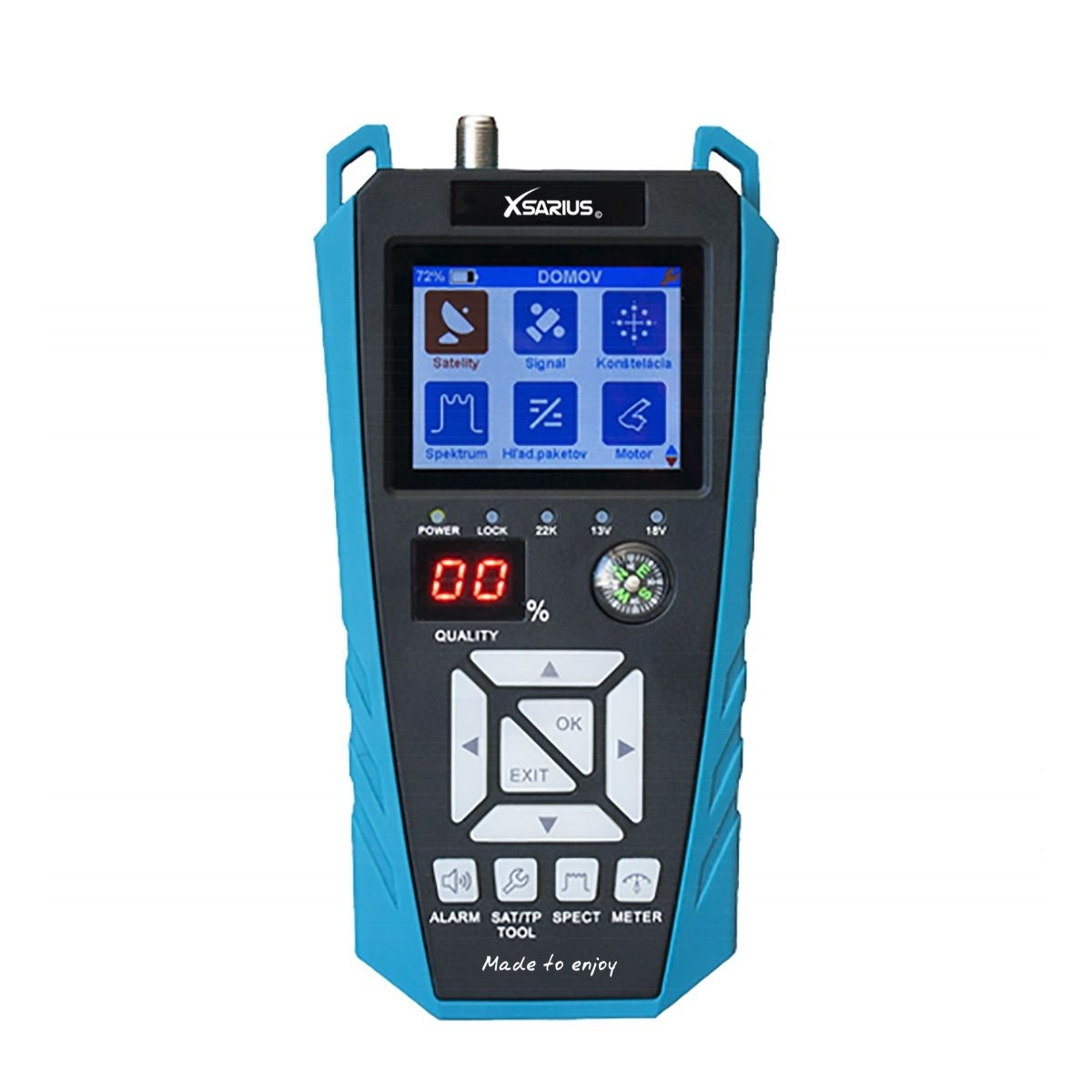 Xsarius Satmeter HD Easy Pro Ultra – Professionell DVB-S2/