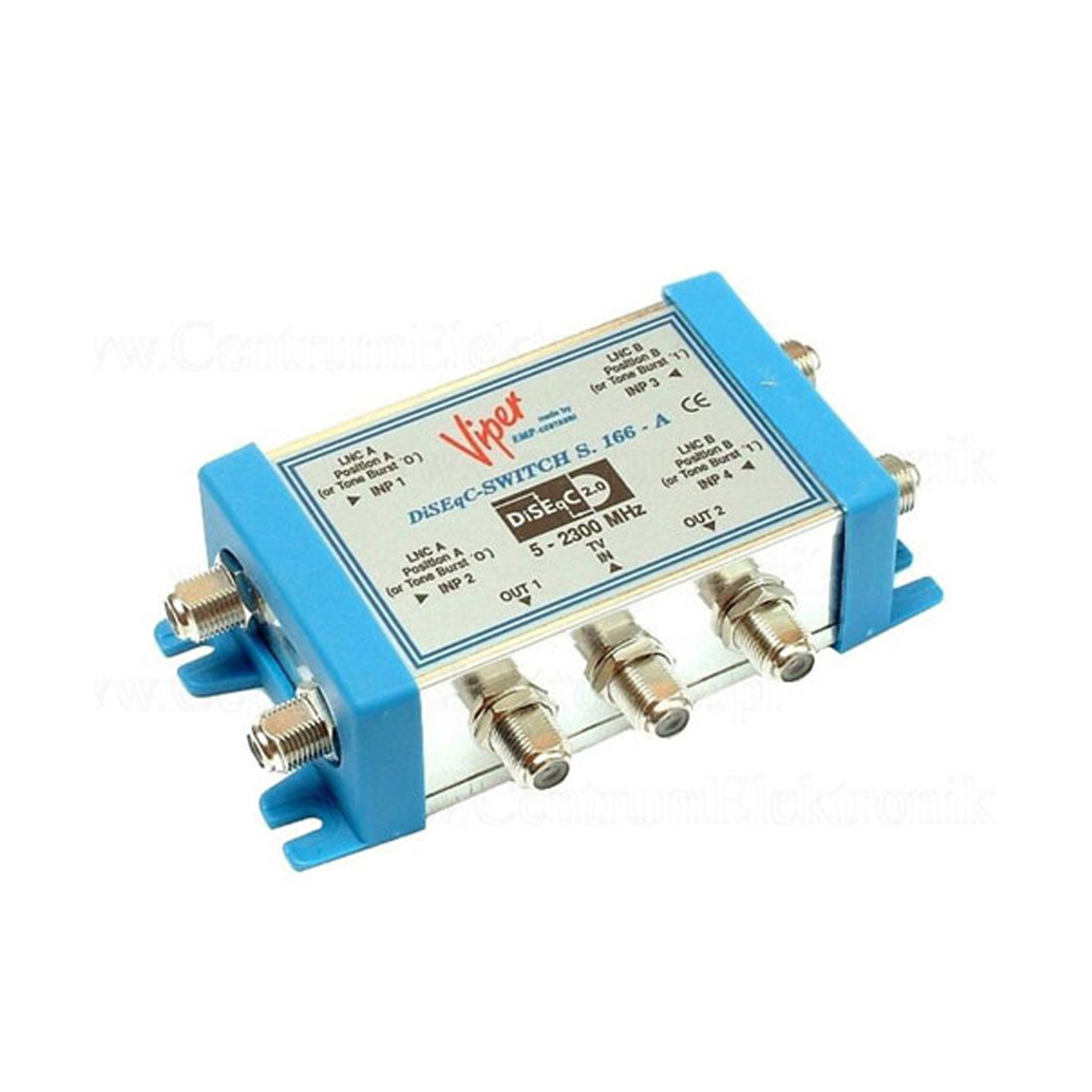 Viper Diseqc-switch 2-vägs inkl markantenn