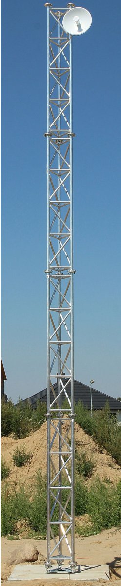 Delta Torn, mast för belysning, bevakning & telekom