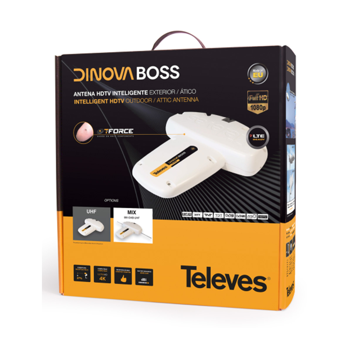Televes Dinova Boss LTE-700 – Diskret riktantenn med BOSS-